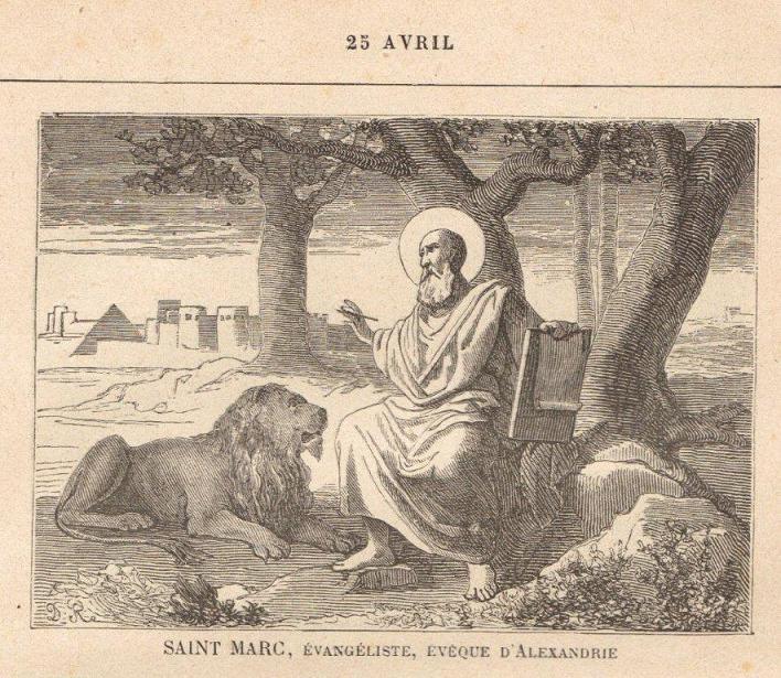 ICONOGRAPHIE CHRÉTIENNE: Saint MARC, ÉVANGÉLISTE,disciple et évêque