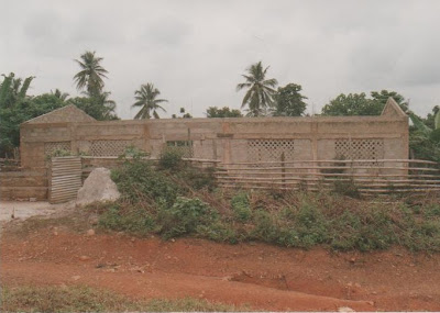 Mississippi to Ghana: UNCOMPLETED MISSION CHURCH BUILDING