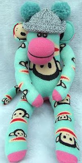 Sock Monkey Jungle: Paul Frank Sock Monkey Pink and Blue Just Cute