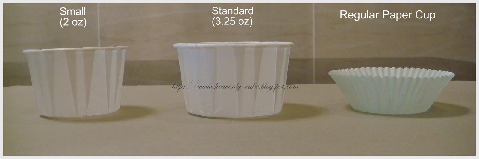 Heavenly Cake: Cupcake Sizes...
