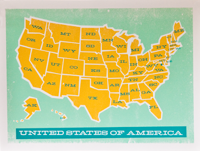 Flyer Goodness: Possibly the Coolest Maps Ever Designed - Silkscreened ...