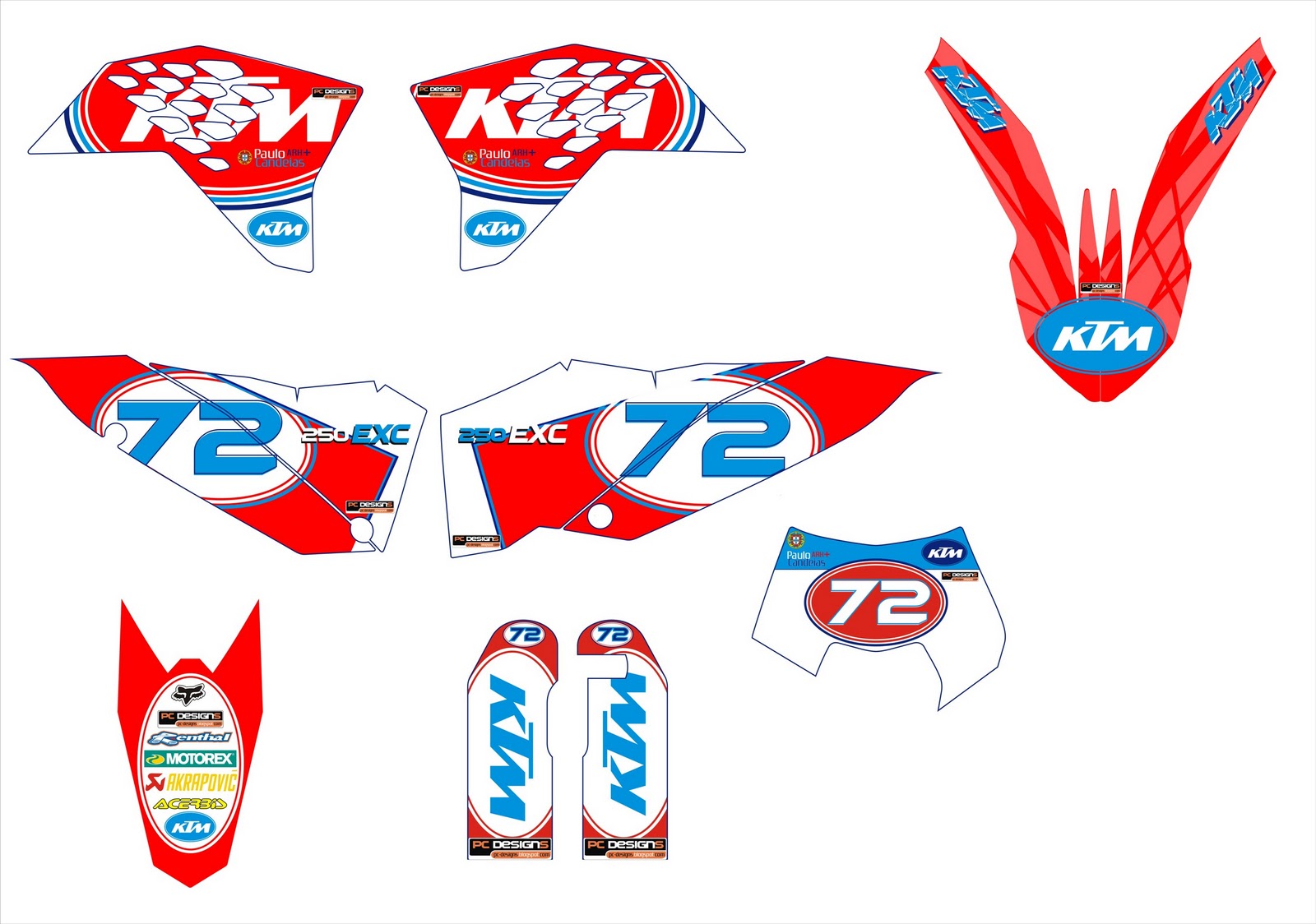 Design & Stickers: KTM Retro Kit