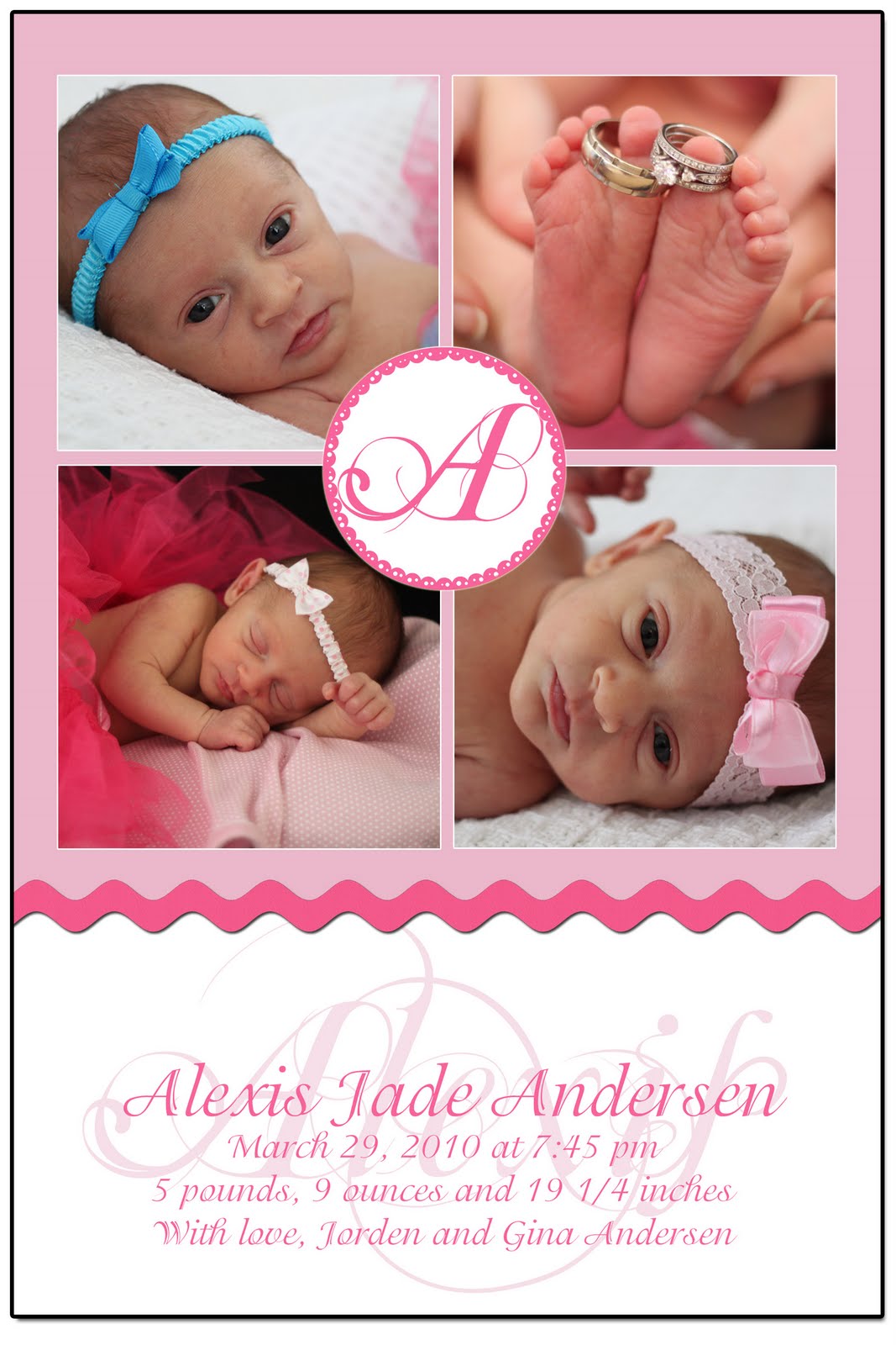 Amanda Nicole Pictures: Custom Announcements