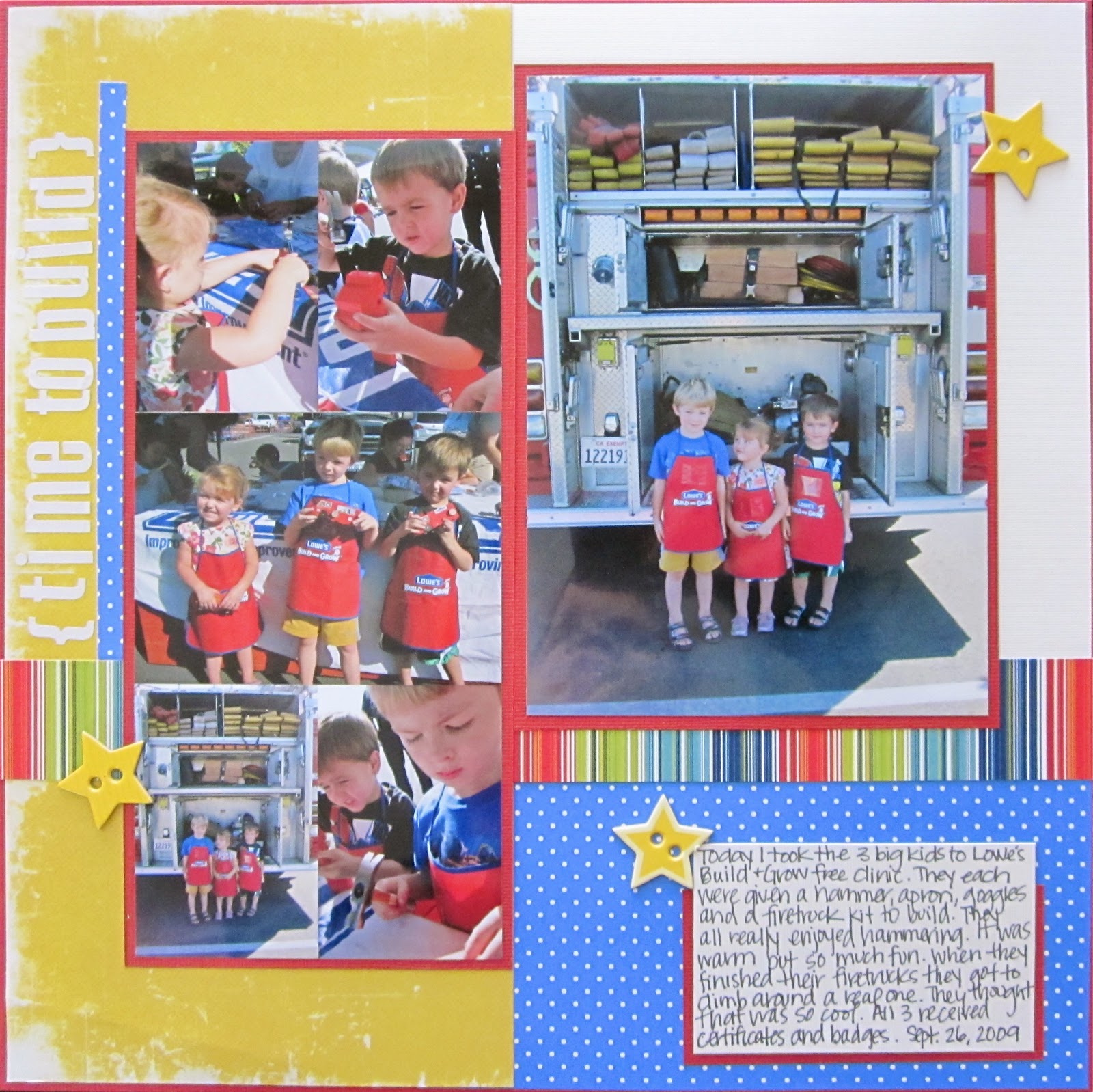 Enjoying Life With 4 Kids: Scrapbook Pages