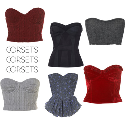 The Fashion Café: Look I'm Loving: Corset Tops