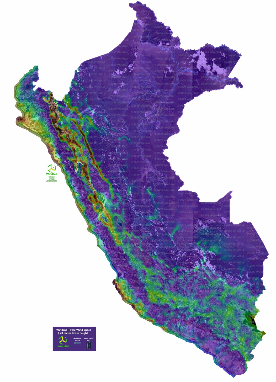 Eolos: Mapa Eólico del Perú.