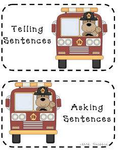 The First Grade Sweet Life: Asking or Telling Sentence Sort (With a ...