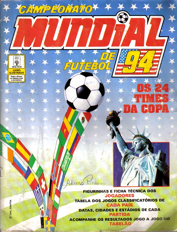 Clube FJR: Álbuns de Copa do Mundo