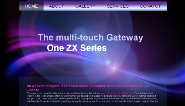 Computer Store Violet Website Template