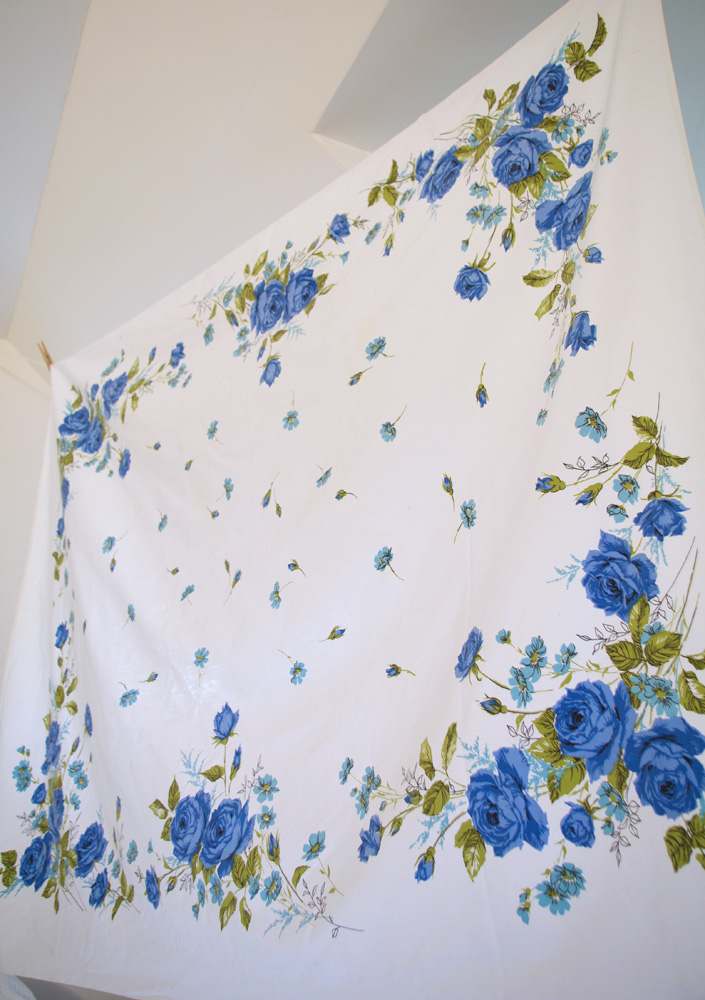 threads and snippets: dresses out of vintage tablecloths