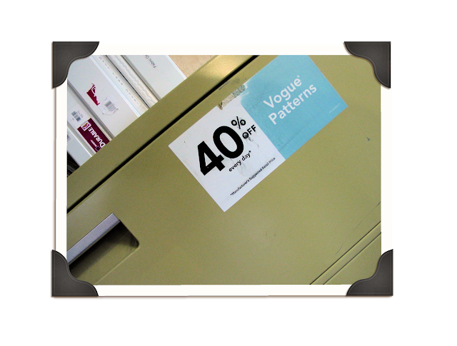 cherrry bubbins: My Happy Find! Vogue Pattern Cabinet