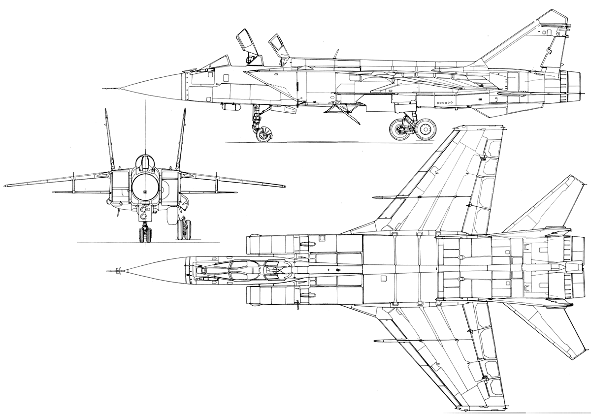Mundo da Defesa Militar: Mikoyan-Gurevich MiG-31