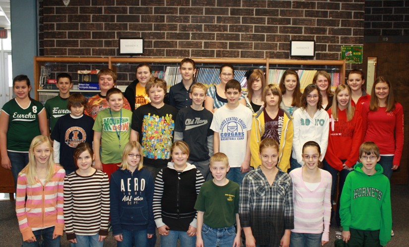 Eureka Middle School Gold Star Students: January 2011