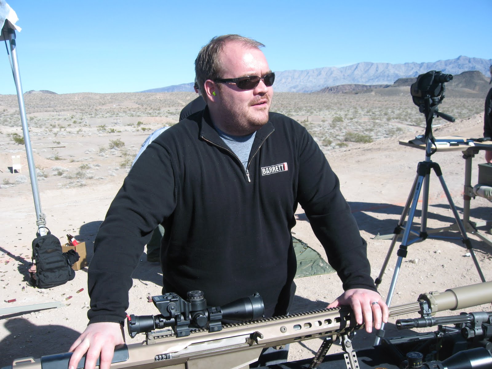 Firearms and Training: SHOT Show 2011 Media Day: At the Barrett Booth