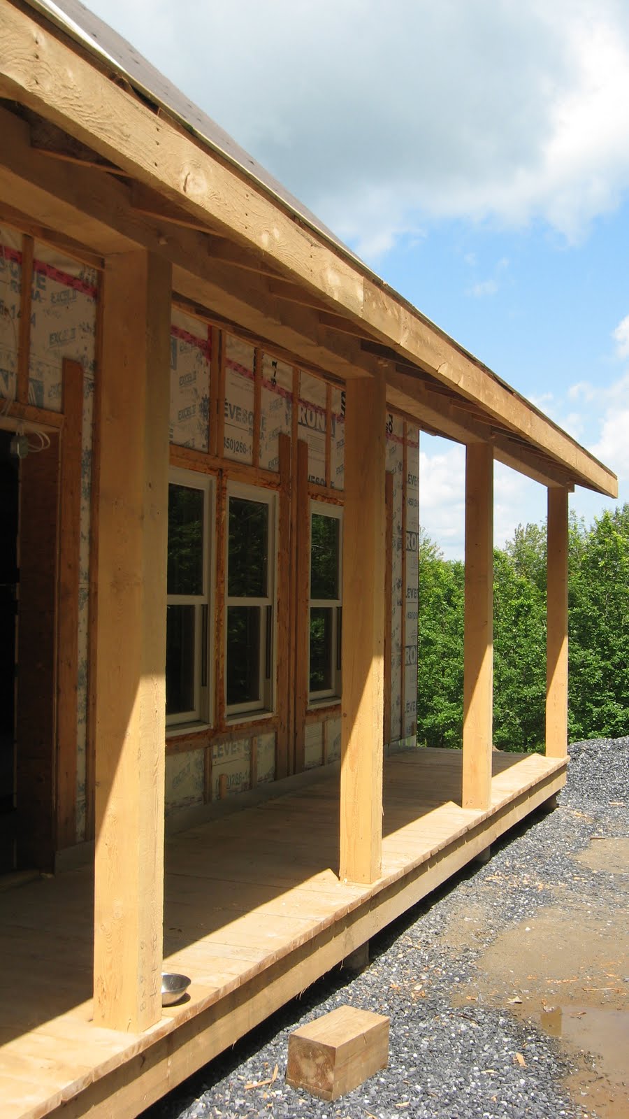 Pinnacle House Blog: Finished porch
