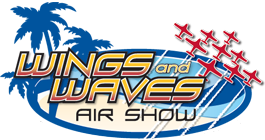 Wings and Waves Air Show over the Atlantic Ocean in Daytona Beach, Fl