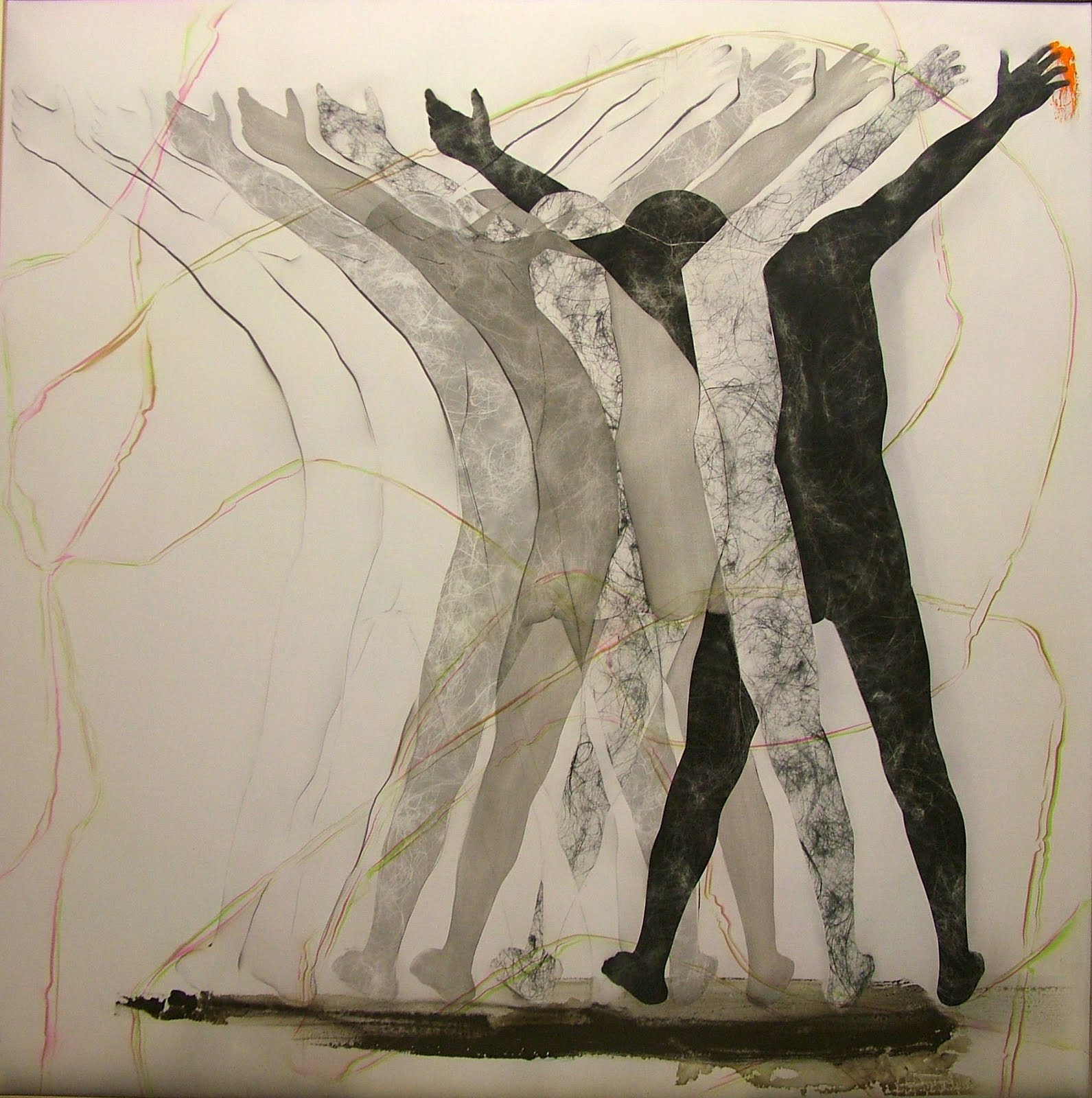 Rafael Martinez Primo: Yuxtaposición, Oleo/tela ,162x162 cm