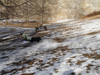 Shades of Blue: Mud Sledding