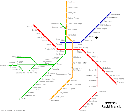 PLANOS DE METRO: Boston
