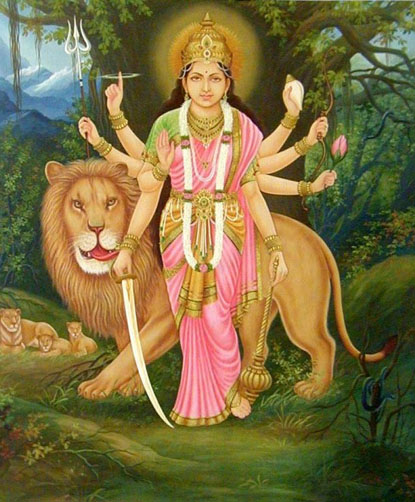Divya's Cooking Journey: 8th day of Devi Alamkaram ~ Sri Durga Devi
