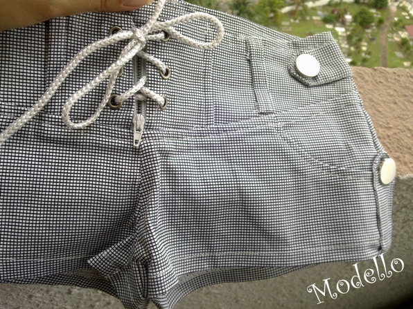 MODELLO: Pvc hot shorts