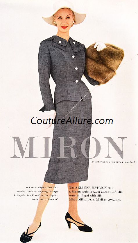 The Look of Suits - 1955 | The Best Fashion Collection