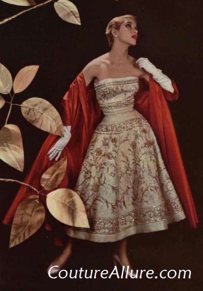 Couture Allure Vintage Fashion: Vintage Evening Gowns - 1955