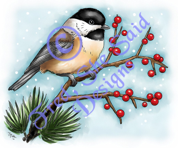 Fred, She Said Designs .... The Store: Christmas Bird Series