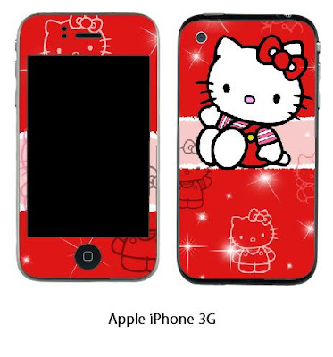 Hello Kitty XL: Hello Kitty Apple iPhone/ iPhone 3G Cell Phone Skin Sticker