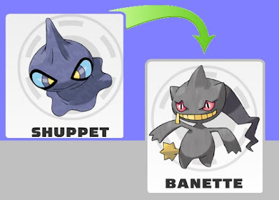 Rede Pokemon: evolution do shuppet