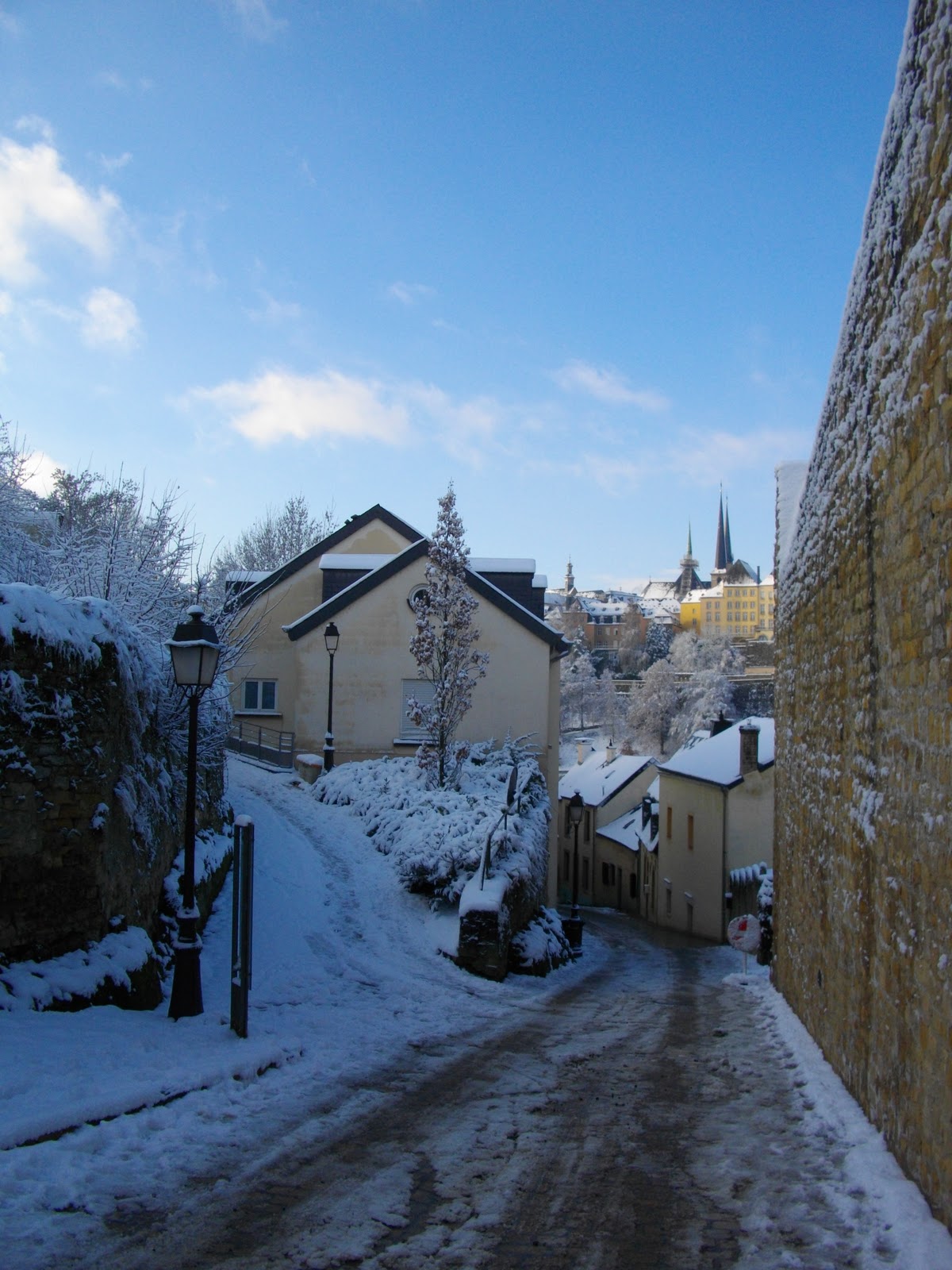 Luxembourg Ville covered in snow | Life in Luxembourg