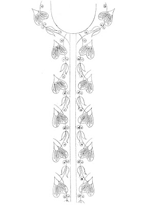 Art and Craft Work: Neck trace designs