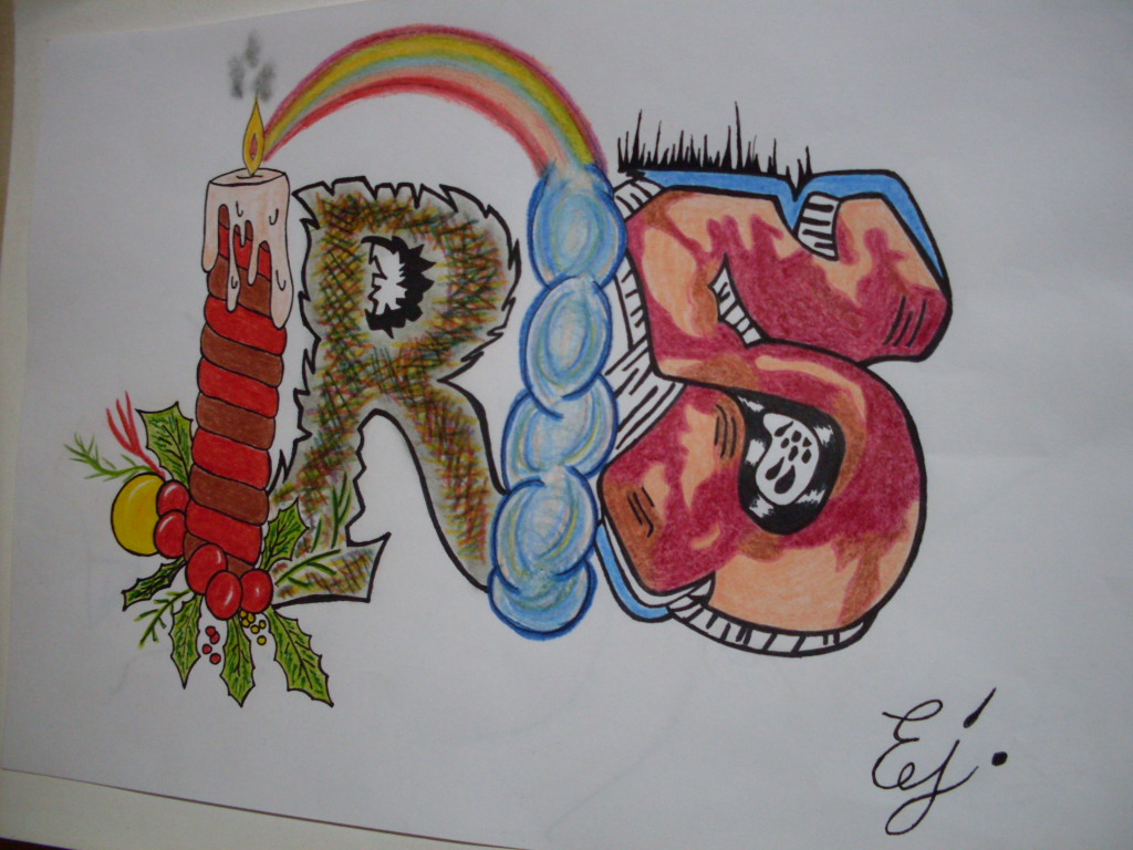 CREANDO & DIBUJANDO: CREANDO EL NOMBRE: IRIS