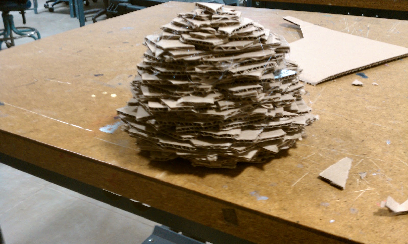 Art Blog: Cardboard Spheres