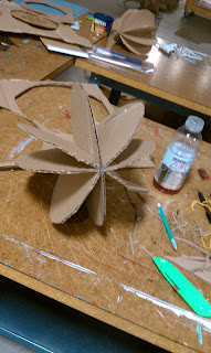 Art Blog: Cardboard Spheres