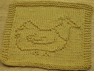 DigKnitty Designs: Chicken Knit Dishcloth Pattern