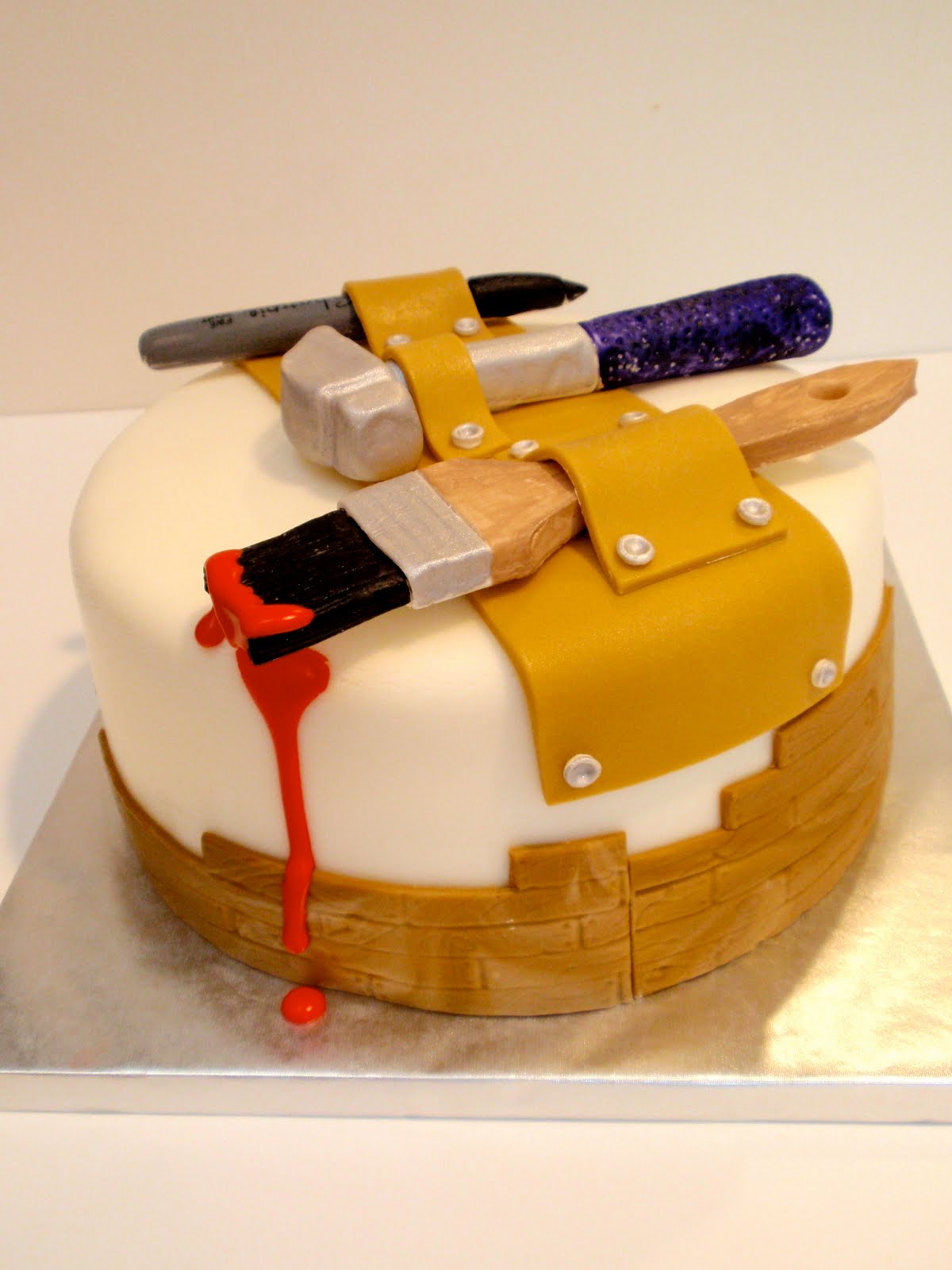 Cheeky Cakery tool Belt Cake 