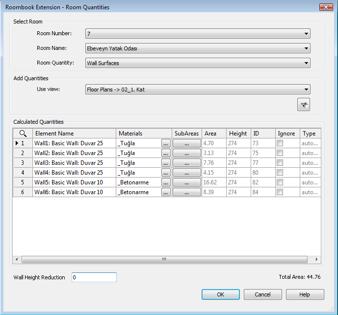 REVIT NOTLARIM: Roombook Eklentisi - Roombook Extension