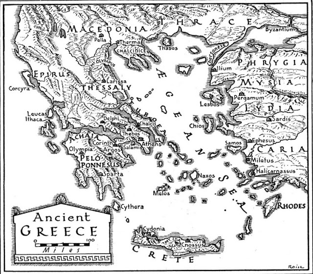 Summer Literacy: Greek Mythology: Maps of the Ancient Greek World