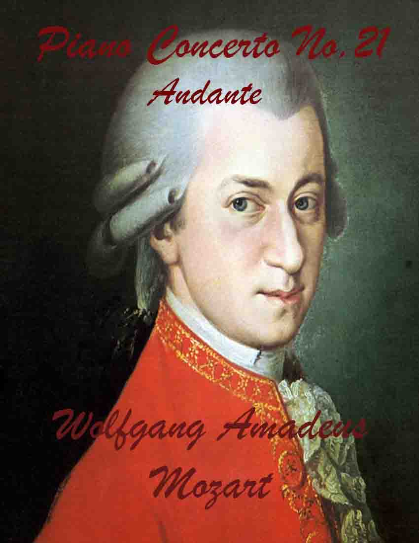 Classical Piano Sheet Music: Piano Concerto No. 21 Andante