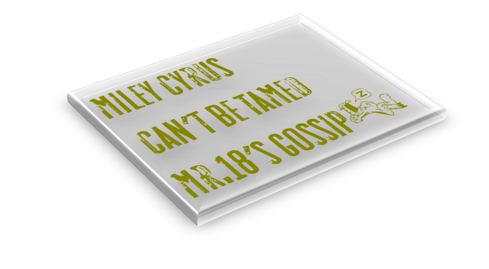 Mr.18's Gossip: Miley Cyrus Can't be tamed Font download