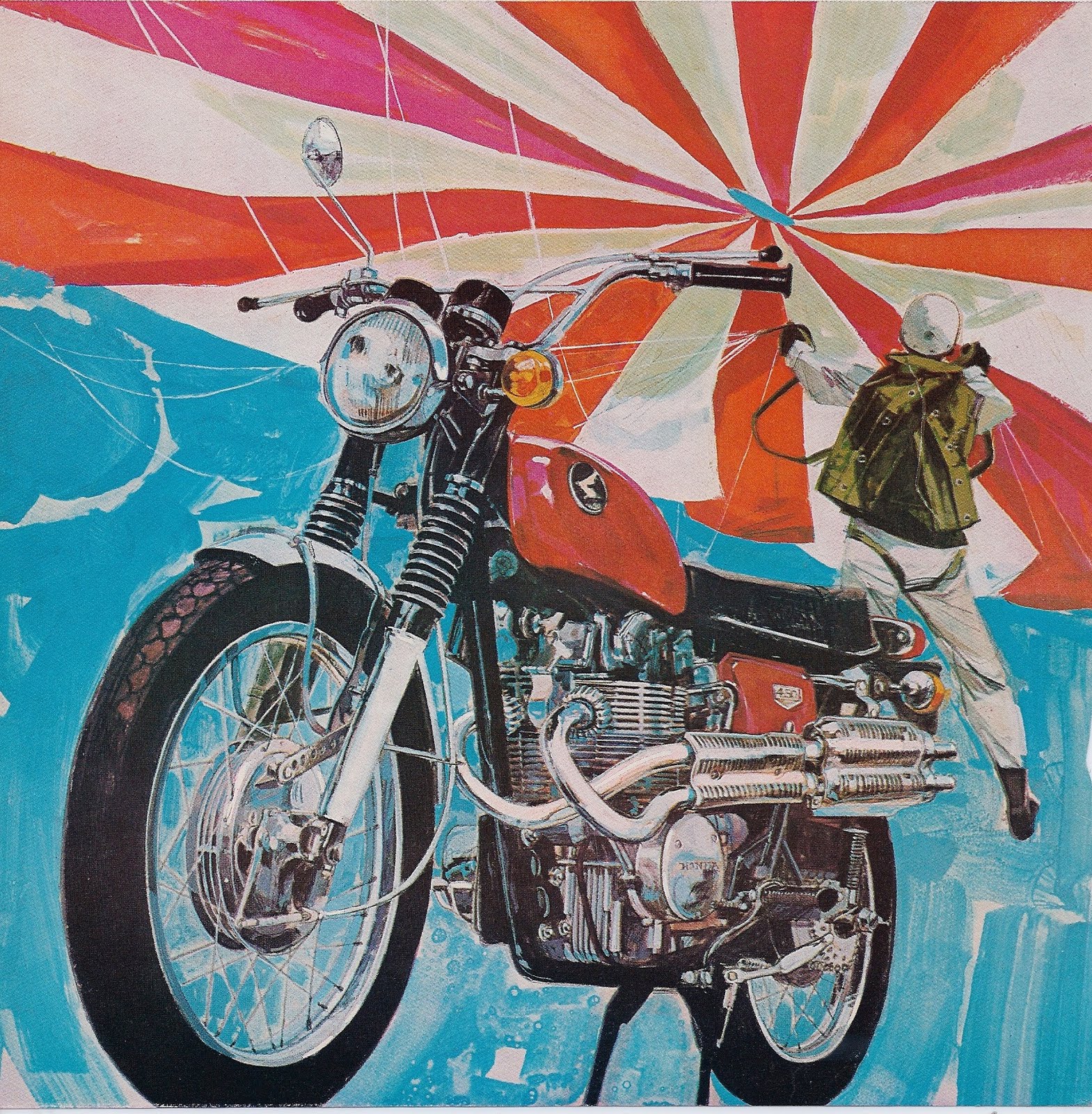 MURDERCYCLES: Colorful Honda Art