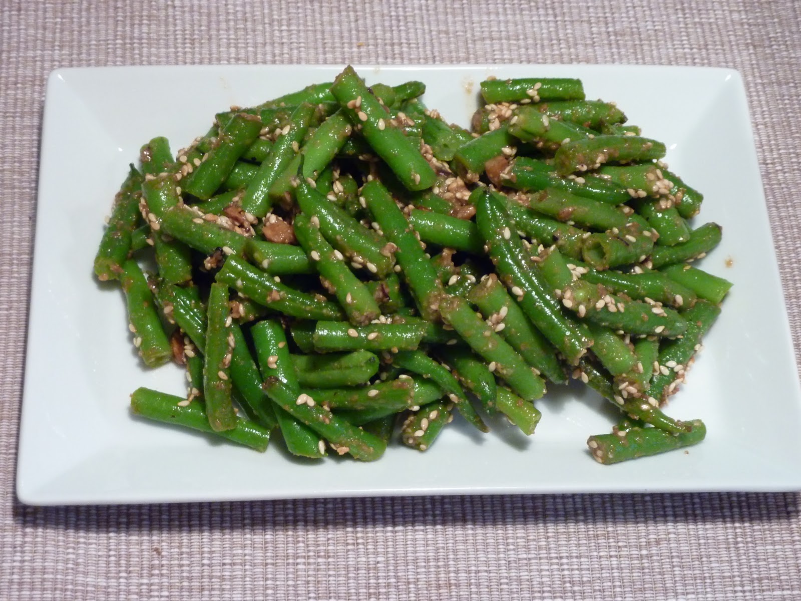 Family FECS: Japanese-inspired French Beans with Sesame Dressing ...