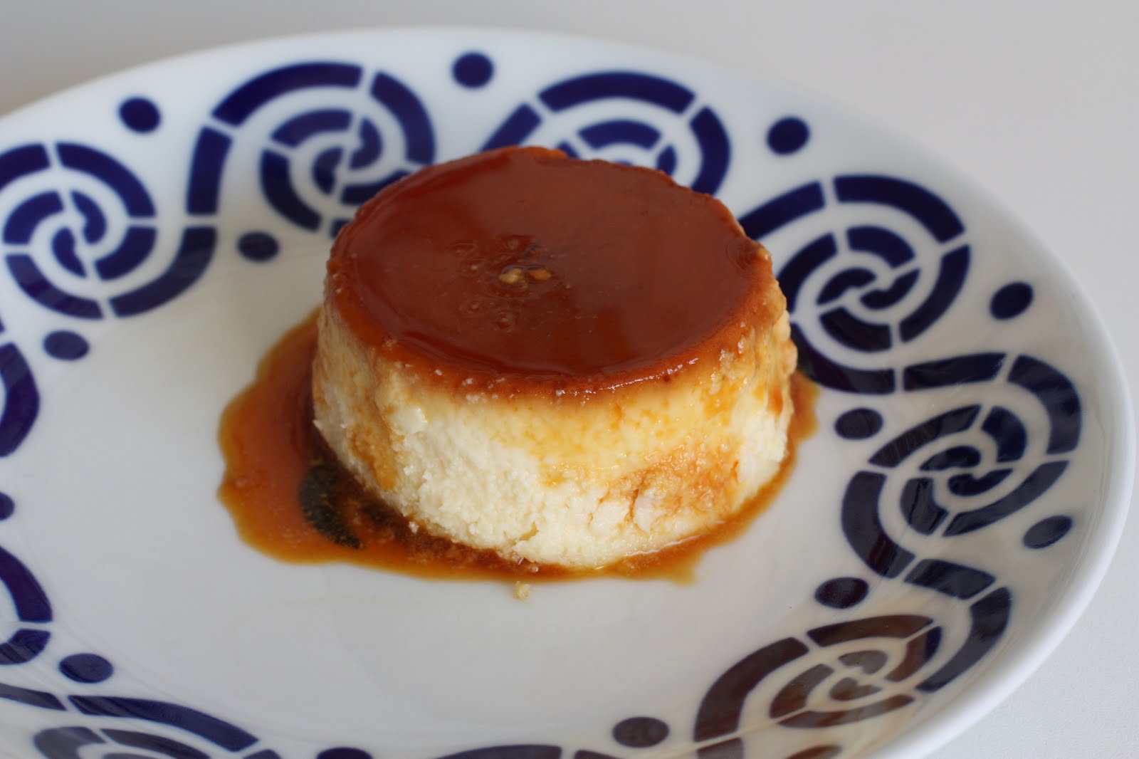Mi vida en dos palabras...: Flan cremoso de queso