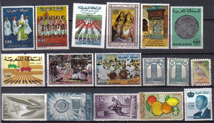 MES COLLECTIONS DE TIMBRES: Timbres Maroc