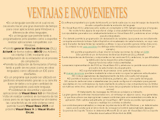 Visual Basic: Ventajas e inconvenientes