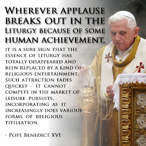 Clapping after priests homily : r/Catholicism