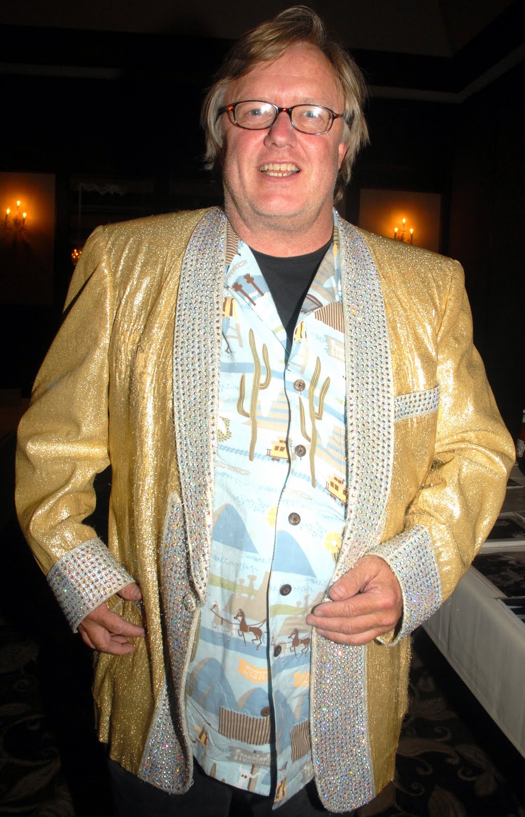 VintageTourJackets: ELVIS NUDIE GOLD LAME SUIT JACKET