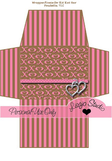 Lisajo Studio: Valentine Kit Kat Wrapper Printable
