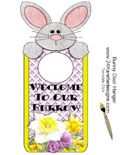 Lisajo Studio: Easter Door Hanger Printable